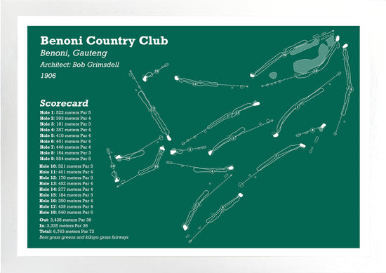 Benoni Country Club – GolfMaps