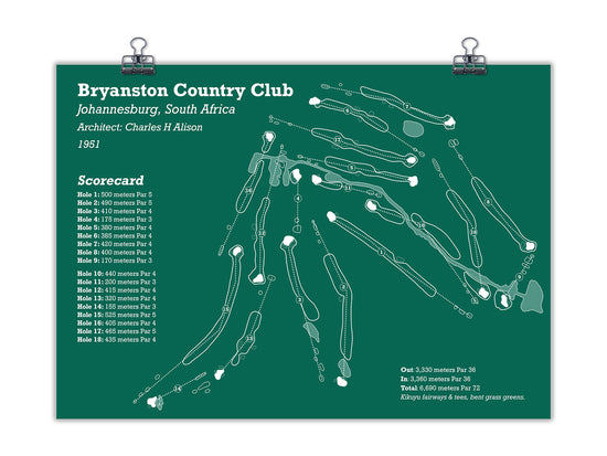 Bryanston Country Club – GolfMaps