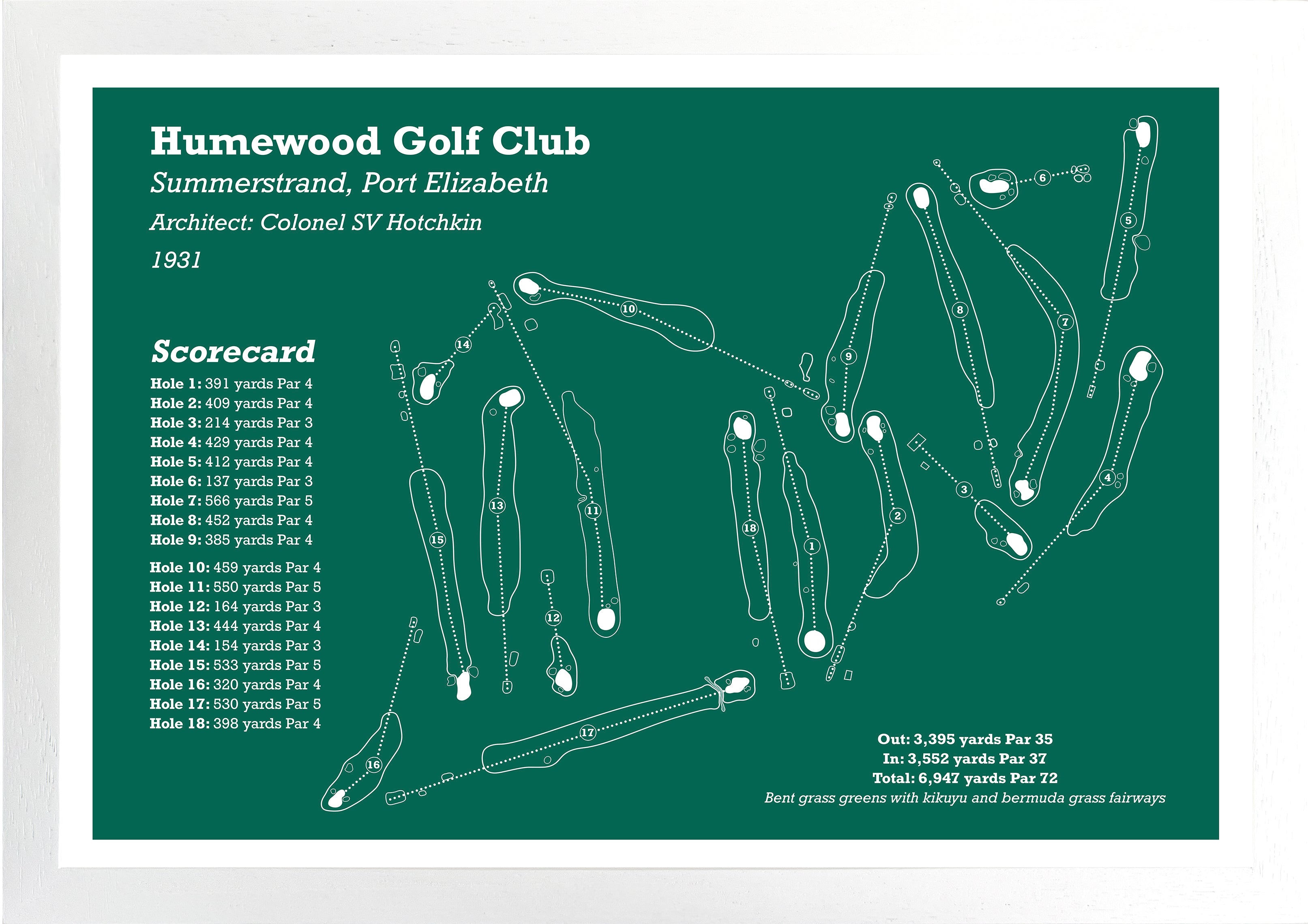 Humewood Golf Club – GolfMaps