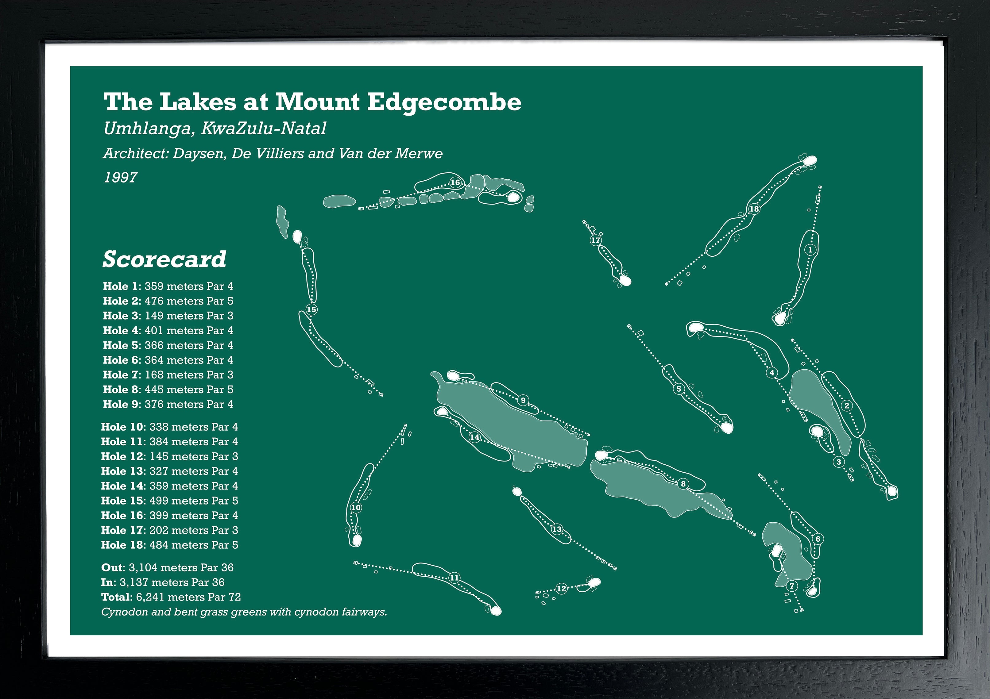 The Lakes at Mount Edgecombe – GolfMaps