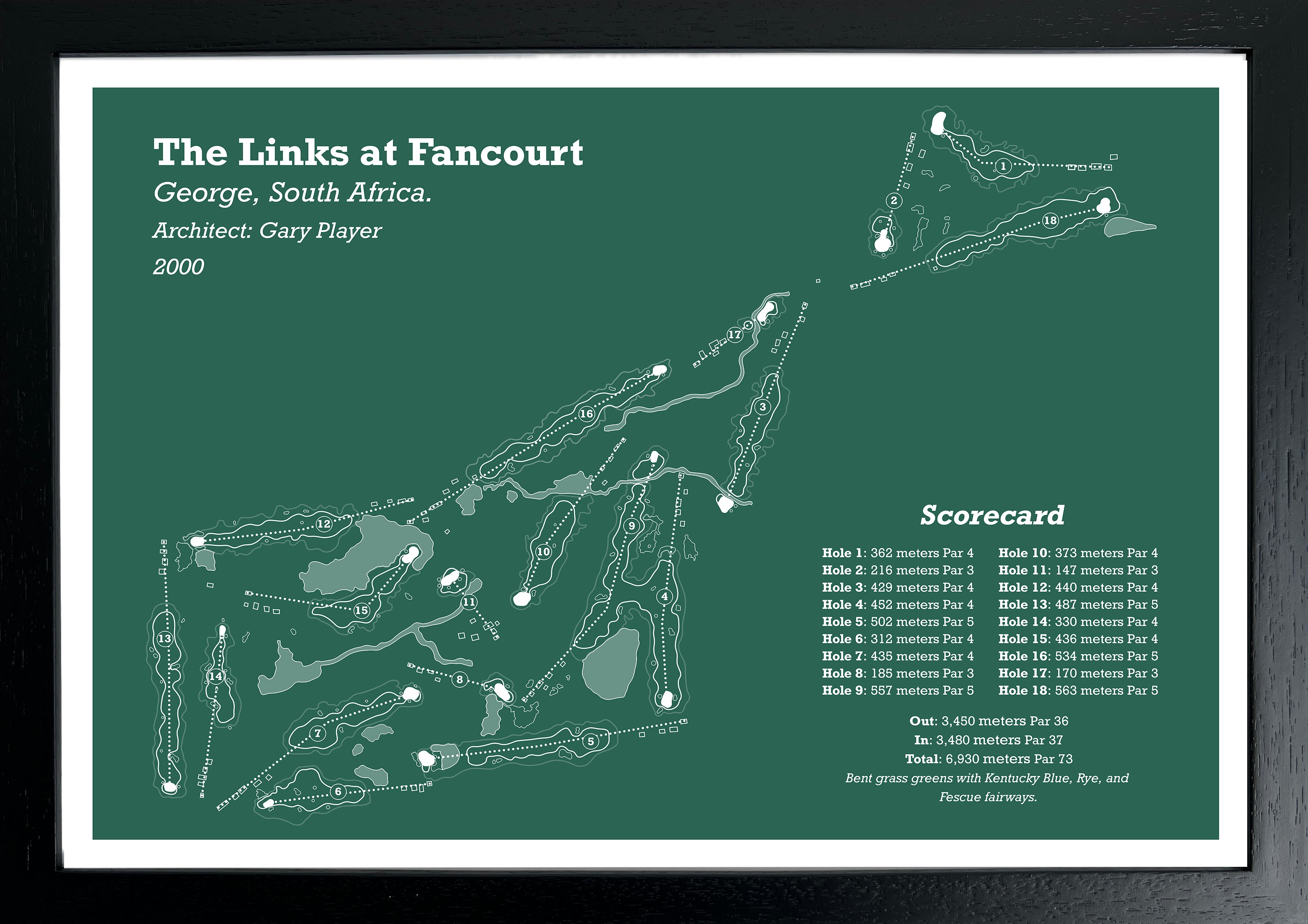 The Links at Fancourt – GolfMaps